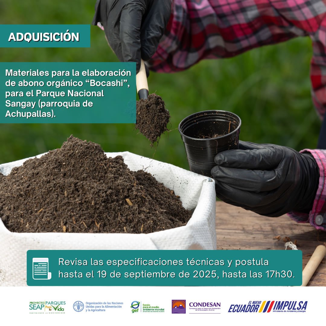 CONVOCATORIA: Se busca proveedor de materiales para la elaboración de ...
