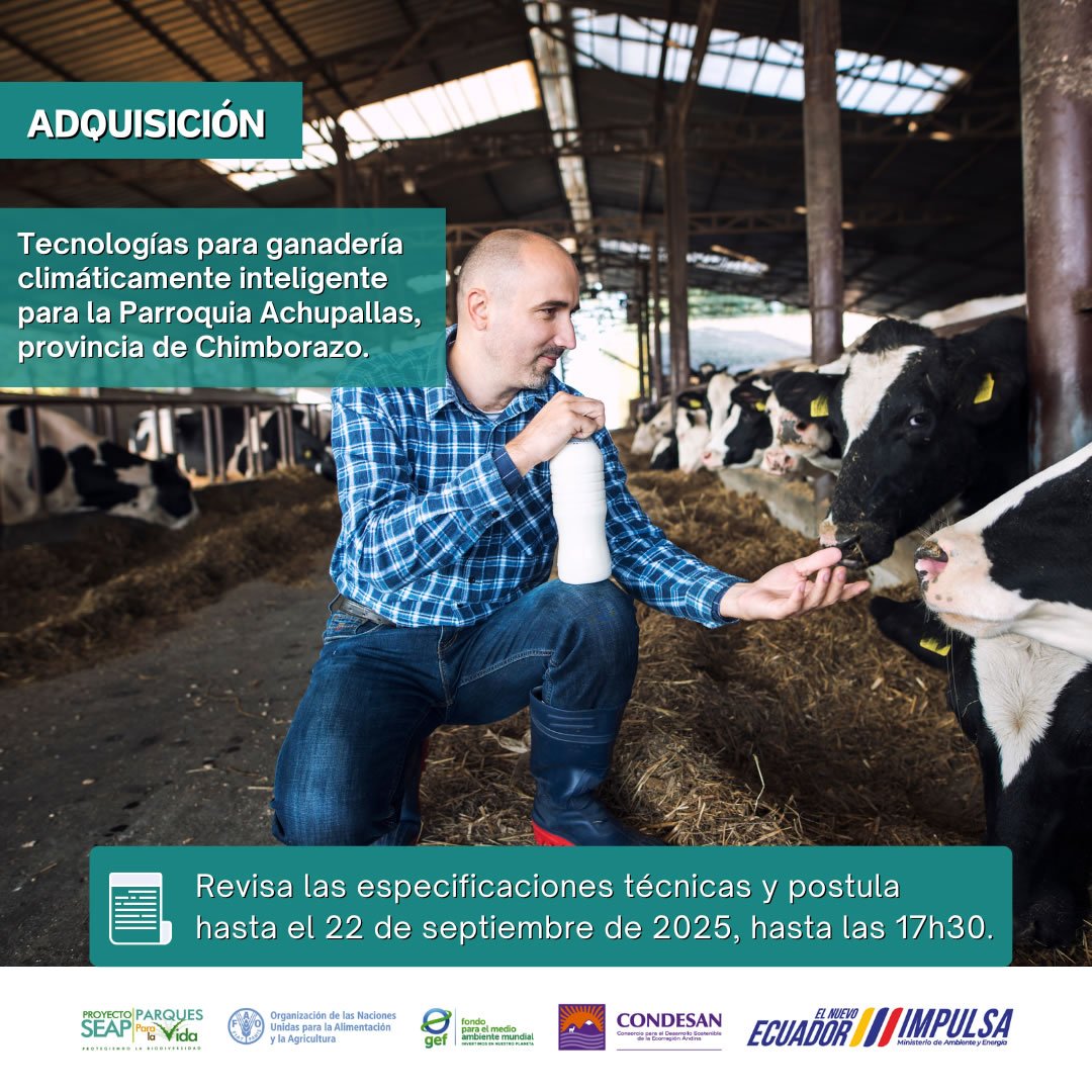 CONVOCATORIA: Se busca proveedor de tecnologías para ganadería ...