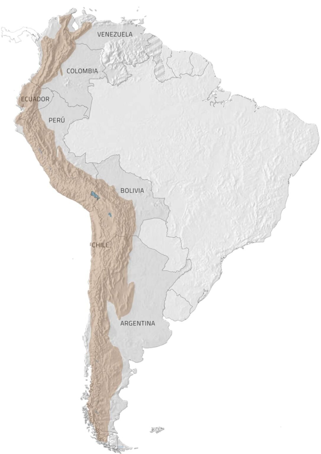 Mapa Andes - CONDESAN